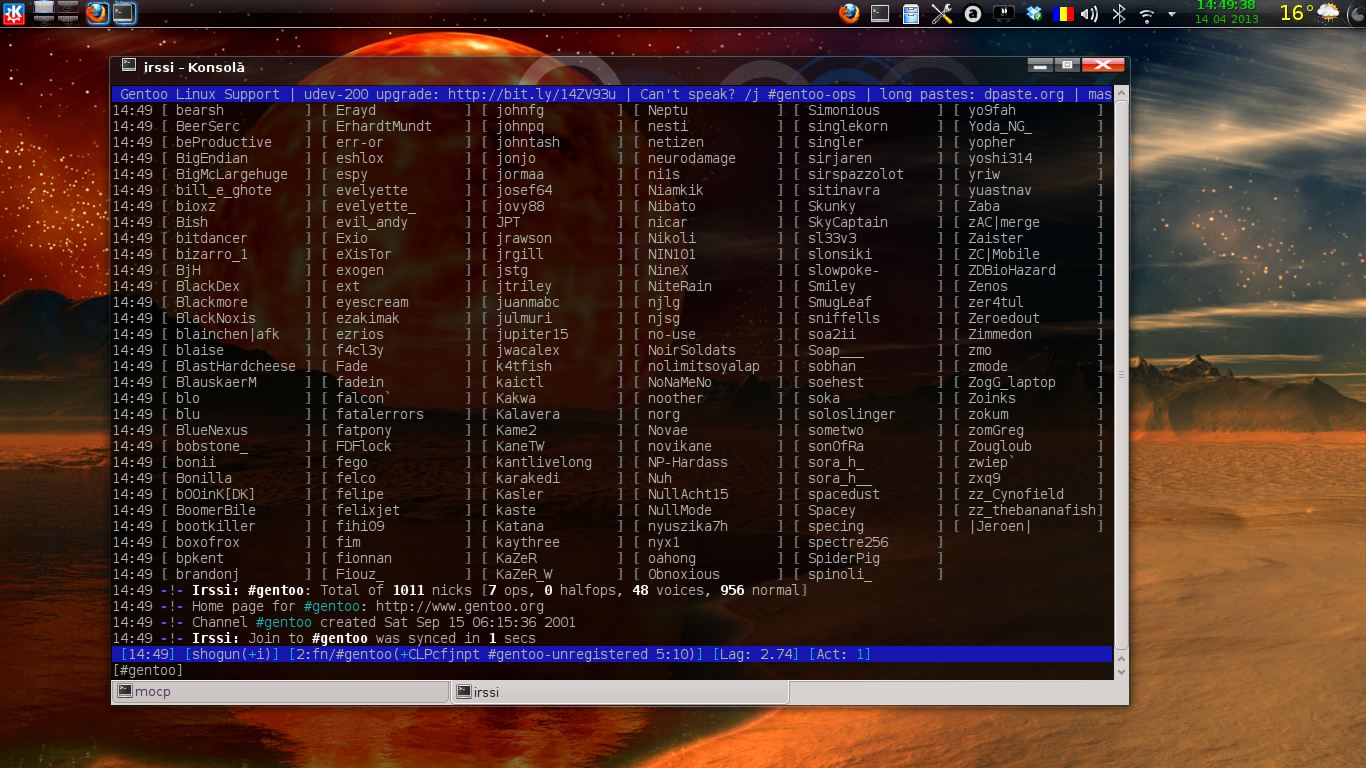 Weechat/ client IRC | Log in? Done! ;)