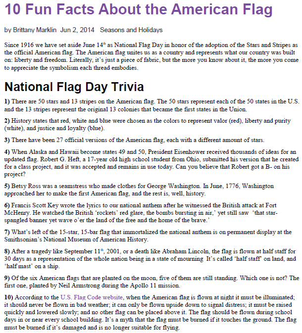 It39s Flag Day Here Are Some Fun Facts About The American