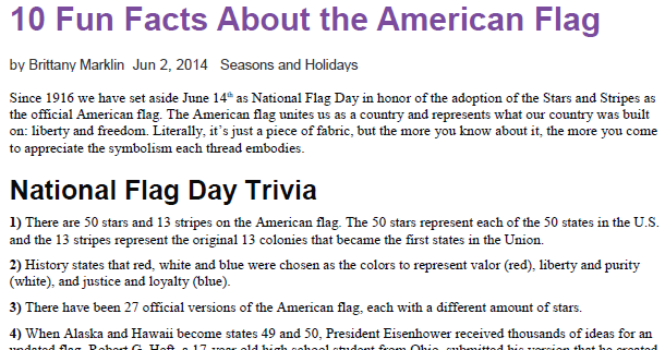 It39s Flag Day Here Are Some Fun Facts About The American