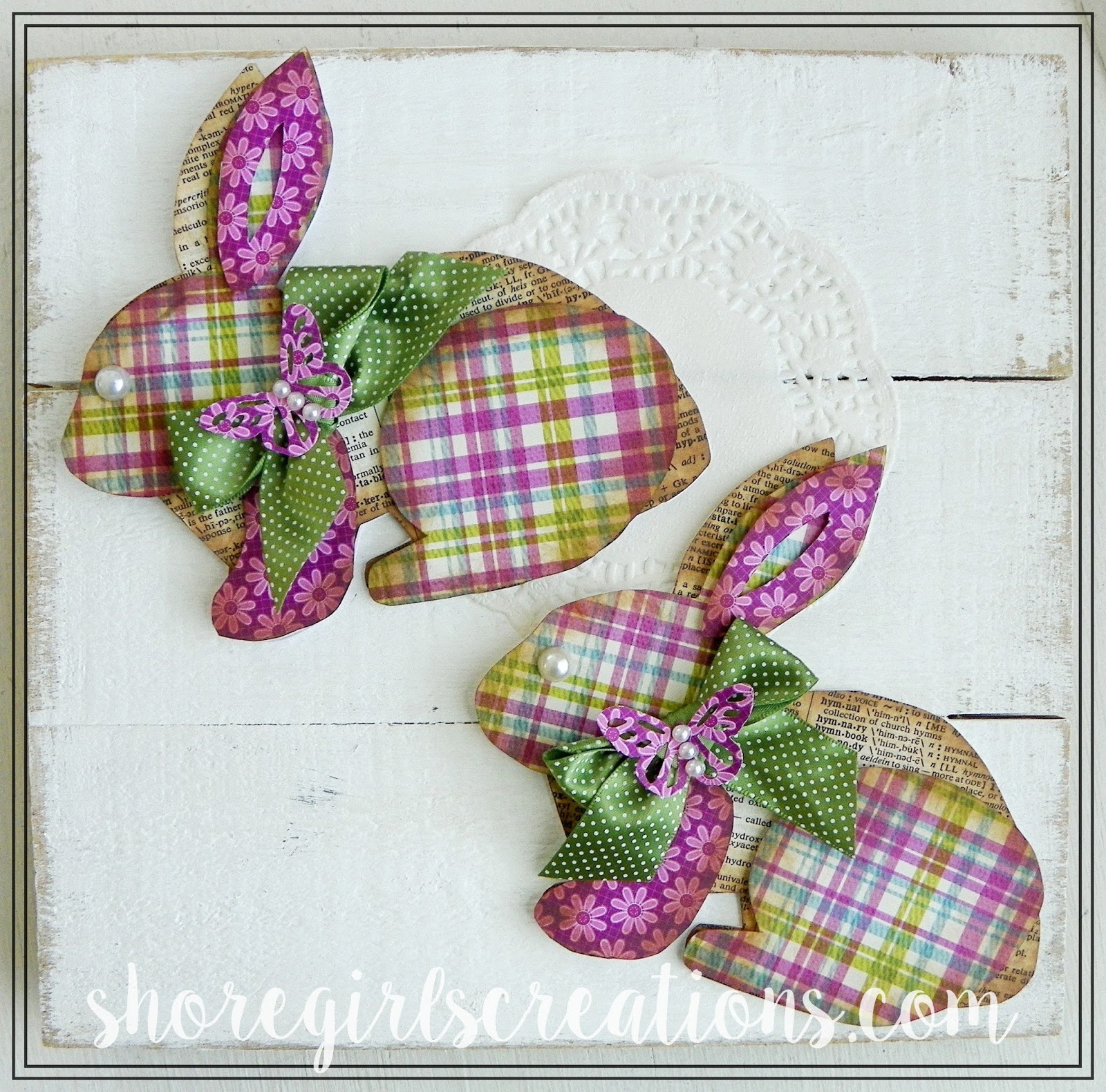 Shoregirl's Creations: Bunny Shape Card