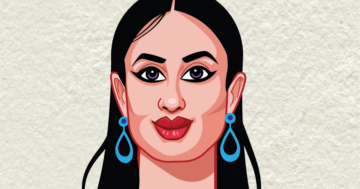 Shyam Kumar Prasad: Kareena Kapoor Vector Caricature