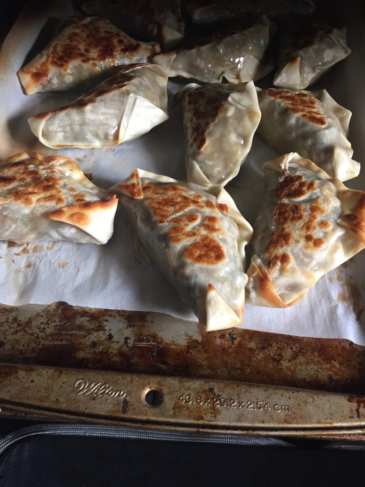 Simple baked samosas