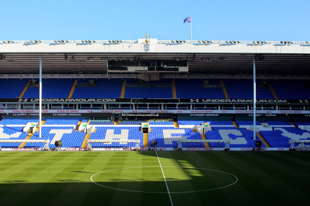 White Hart Lane stadium tour - Elle Field