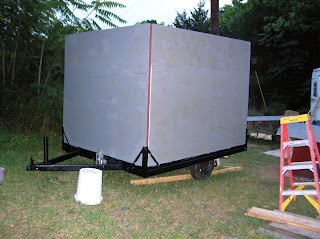 Build Your Own Enclosed Trailer Using A Pop-Up Camper Frame: Putting ...