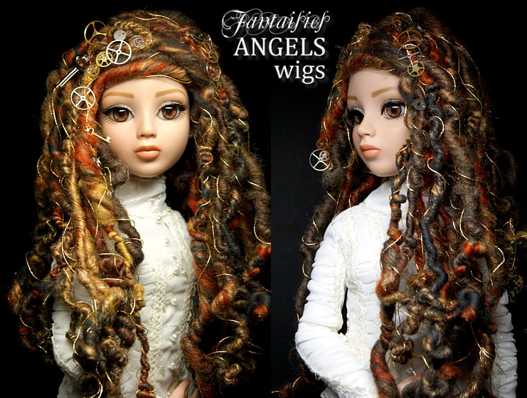 Laurie Lenz ANGELS Doll Studio Blog: Two new wigs for Ellowyne dolls
