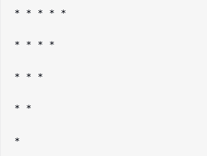 Programs to print inverted half pyramid using Abstric Sign and Digits ...