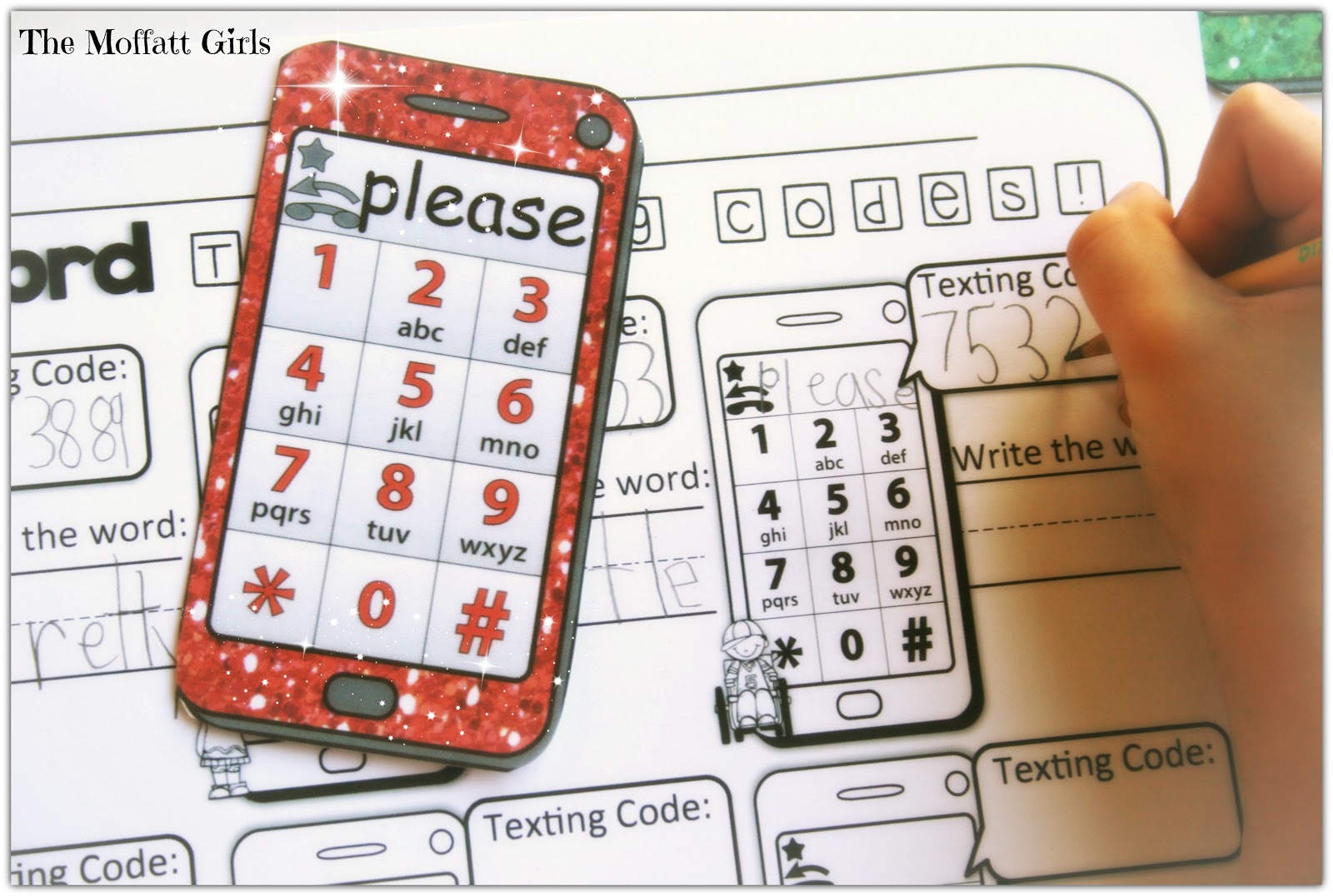 Sight Word Texting Codes!