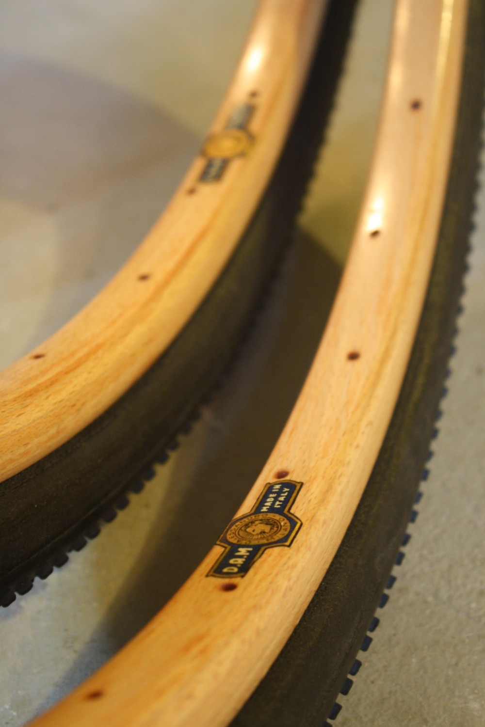 Masini's Breaking Away Blog: Slowly But Surely... New Wooden Rim Wheels ...