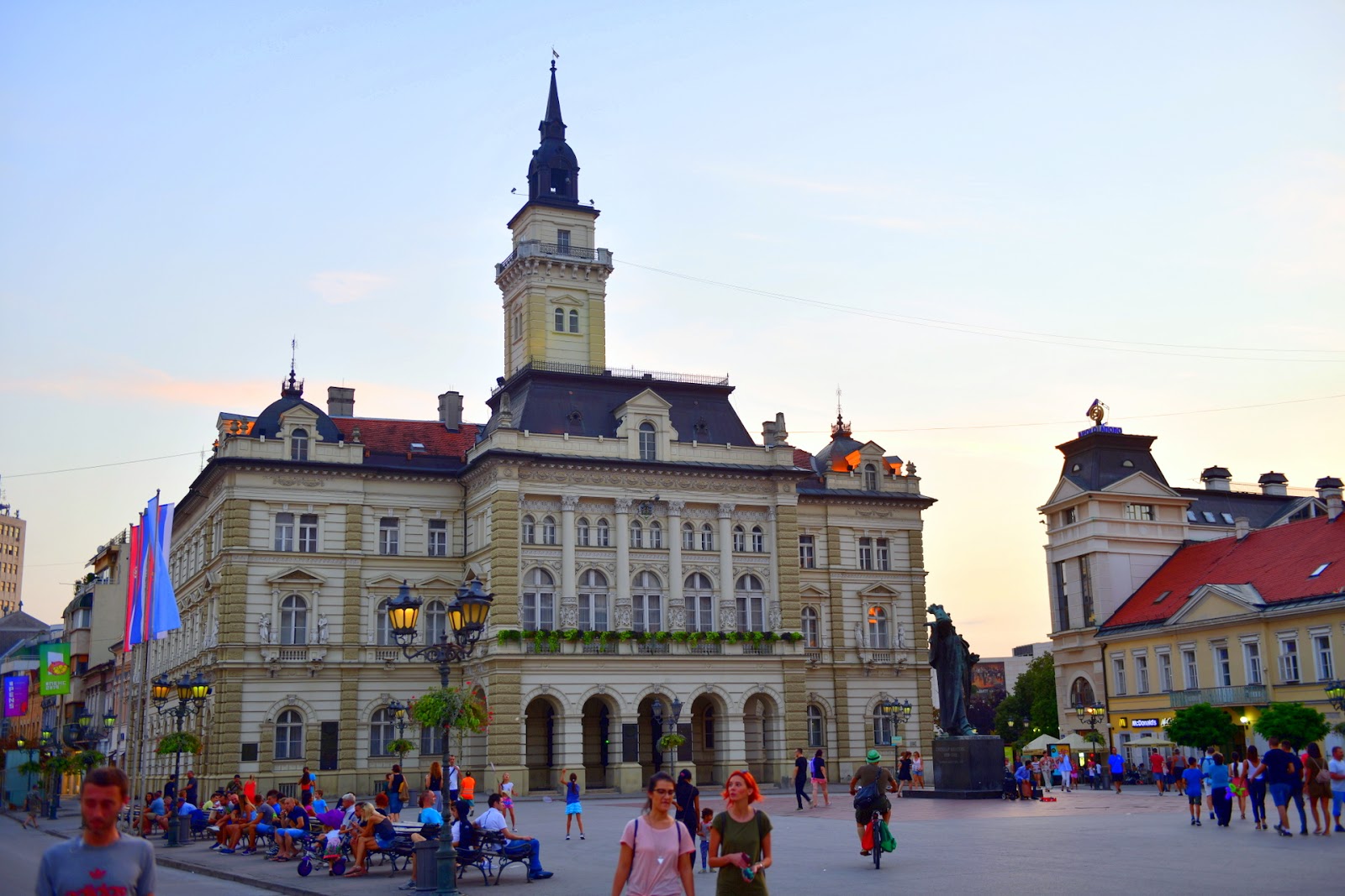 Novi Sad : Novi Sad, Trg slobode, gradska kuča, centar #novisad