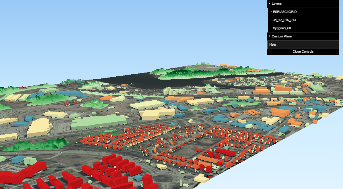 Gistester: 3D vizualization in QGIS with three.js javascript library