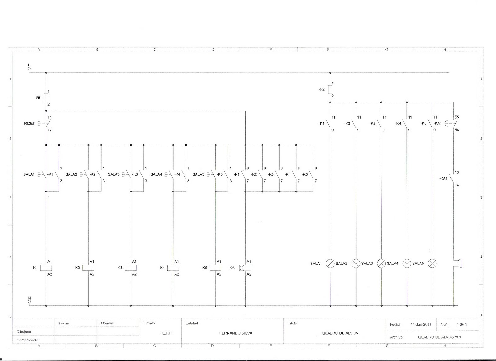 Electricidade de Instalações - IEFP de Arganil: Aulas práticas de ...