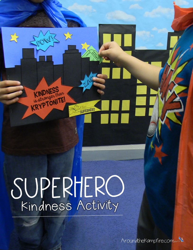 Superhero Kindness Activity: Fill A Friend's City With Kind Words Of ...