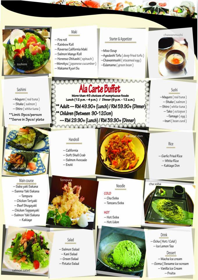 ALA CARTE BUFFET AT ZAKURO2 | Malaysian Foodie