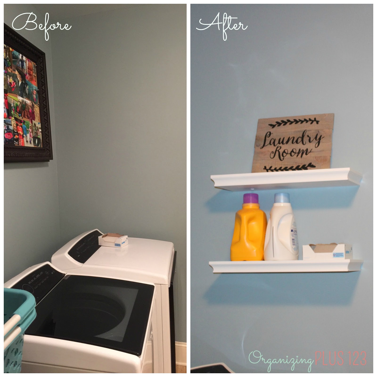 Organizing Plus 123: An Organized Pool / Laundry Room