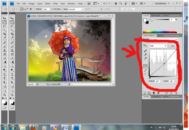 Membuat Efek Vignette Dengan Photoshop ~ My Art's