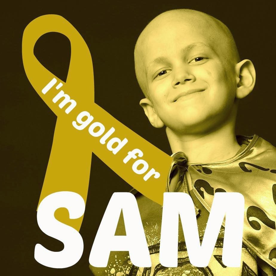 Superman Sam: Childhood Cancer Action Month