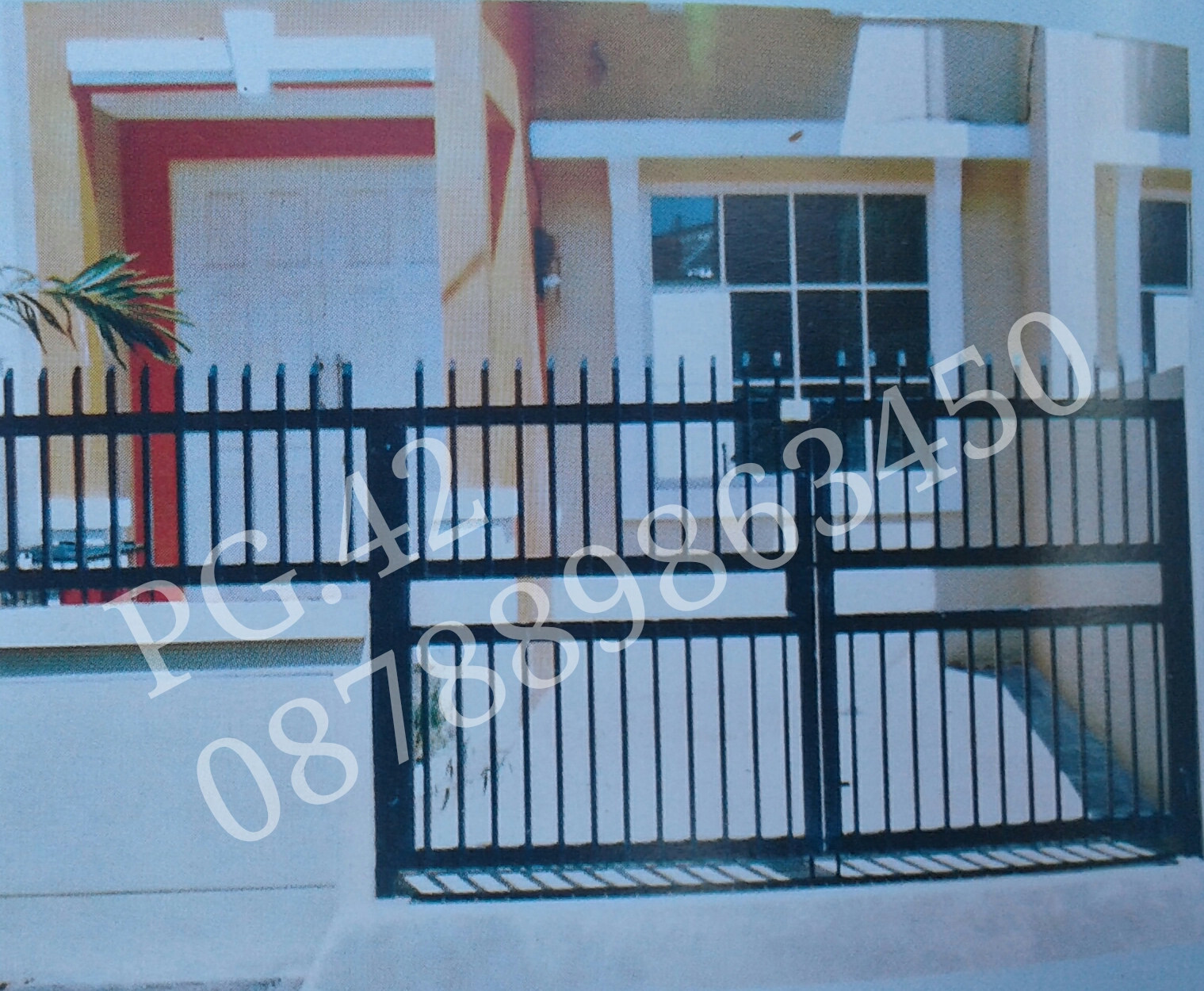 25+ Populer Model Pintu Pagar Minimalis Besi