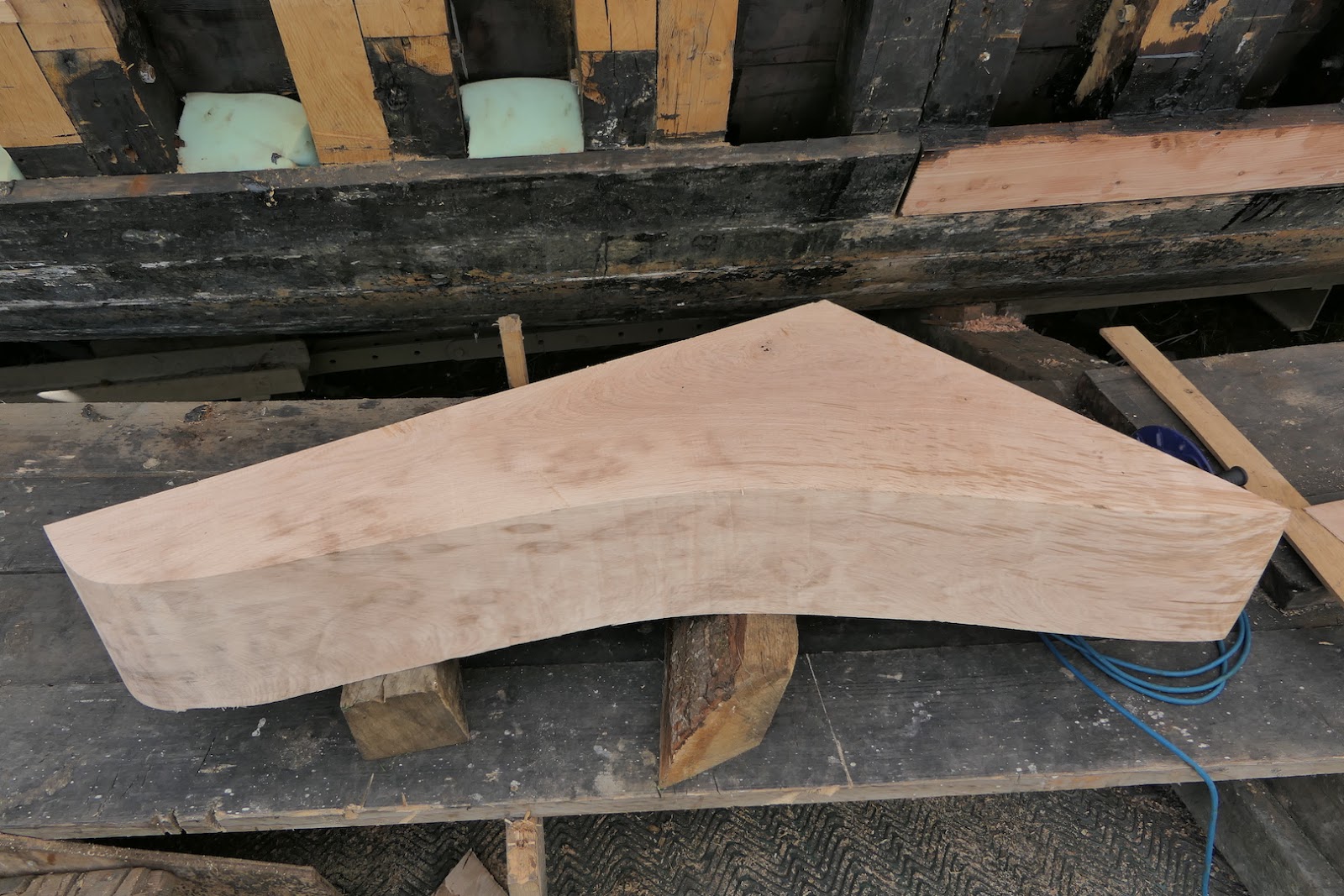 Shamrock (A Tamar Sailing Barge): Transom Update