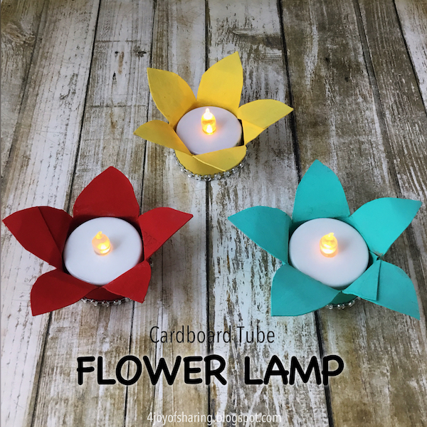 Flower Lamp Craft - The Joy of Sharing
