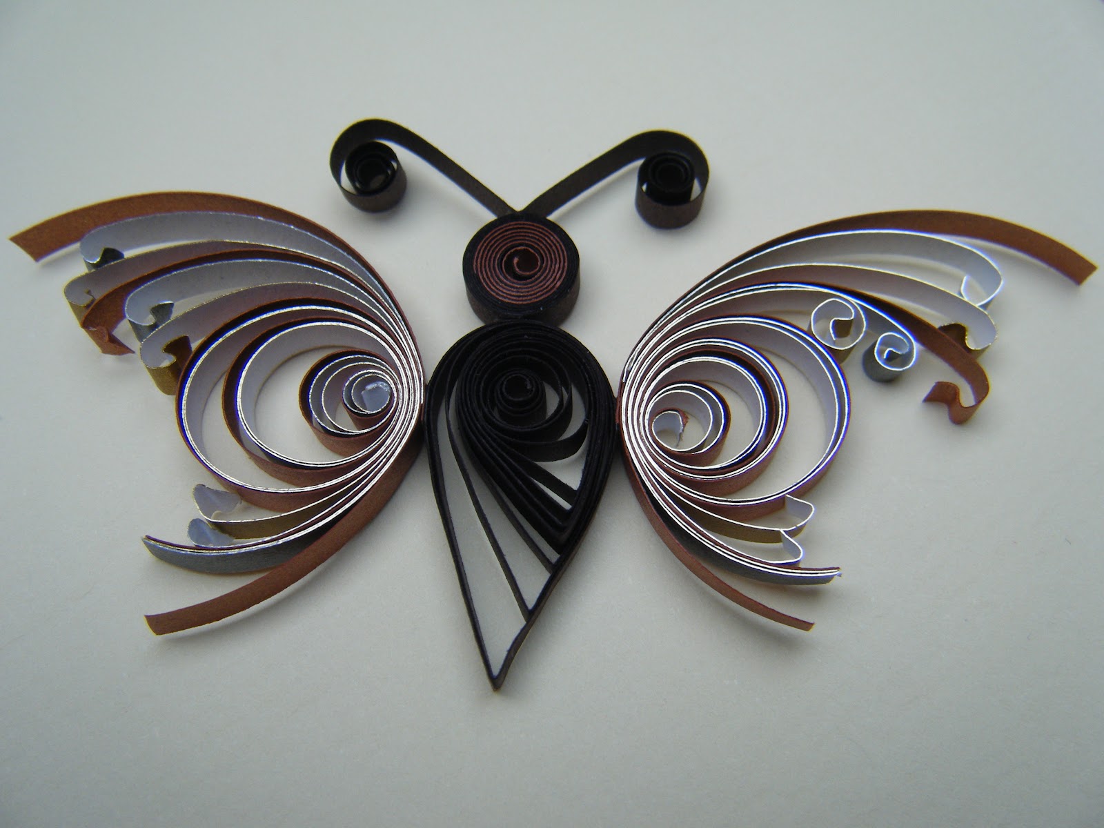 Quilliance: An eccentric, asymmetric butterfly!