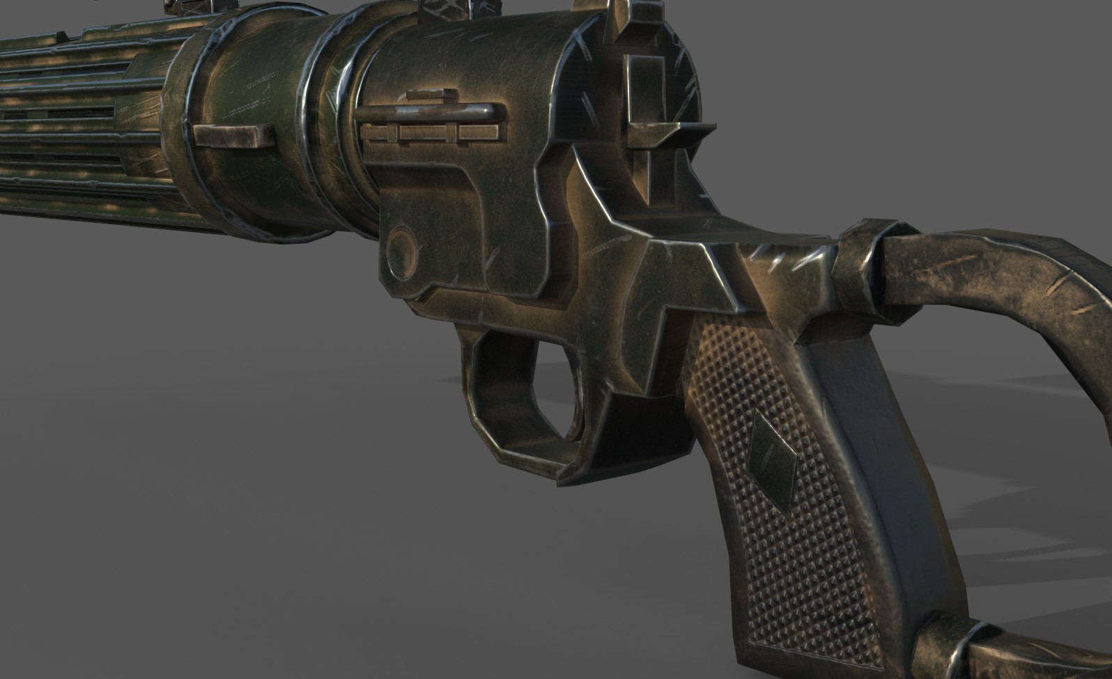 Matthew Trupiano FIEA Art Blog: Hardsurface Weapon Resurface and Paint