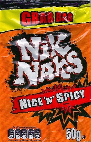 Cheeseburger Crisps & Other Stories: KP Nik Naks Nice'n'Spicy