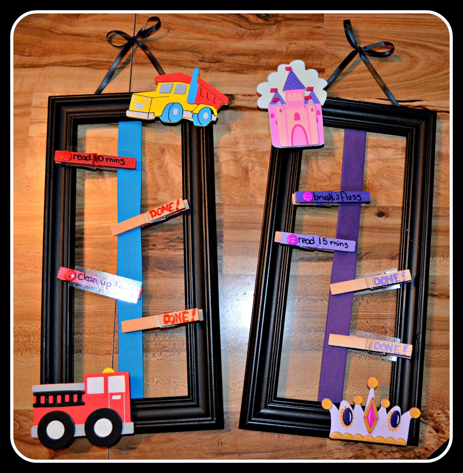 Confessions of a Clever Craft Addict.: DIY Chore Charts.