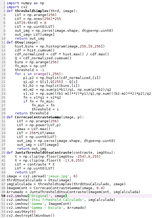 Pixel Sensacional: Método Otsu - Segmentação e Ajuste de Contraste