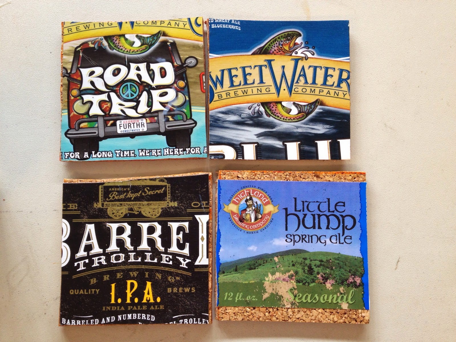 Sassy Southern Living: DIY Coasters for the Man Cave