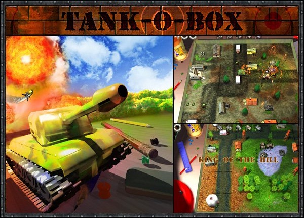Chia se tong hop: Game bắn xe tăng Tank-O-Box nhẹ và hay nhất cho máy tính