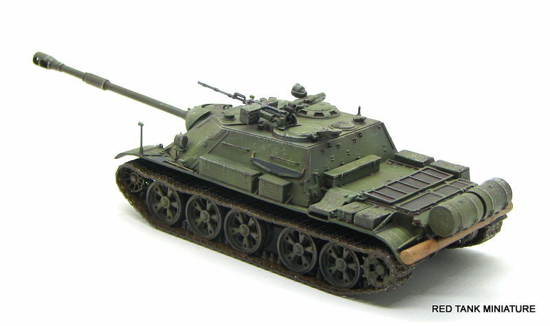Gulumik Military Models: SU-122-54 late #2 1/72 RED TANK MINIATURE