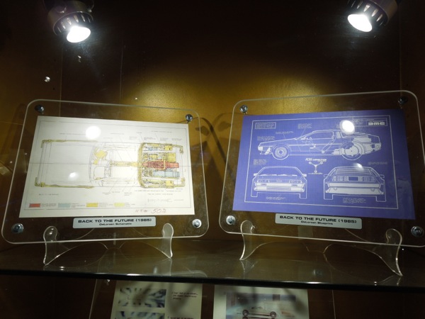 Hollywood Movie Costumes and Props: Original DeLorean Time Machine car ...