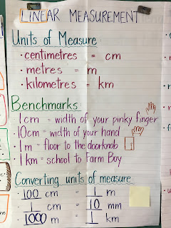 Ms. Ferrarotto's Grade 3 Class: Measurement expectations