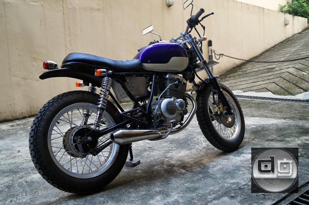 Tangki Knalpot Kustom: Thunder 125 Street Tracker DG#6