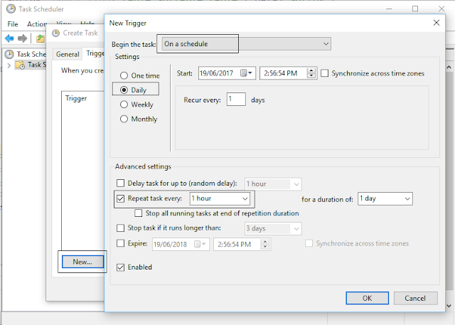 Code Samples Vbscript Task Scheduler In Windows Task On Startup