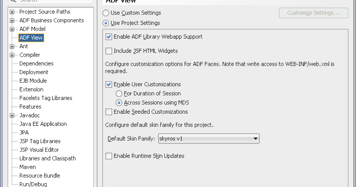Oracle ADF : ADF Query Saved Search in ADF 12c