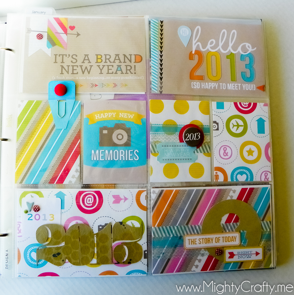 MightyCrafty: Update: Project Life Layouts