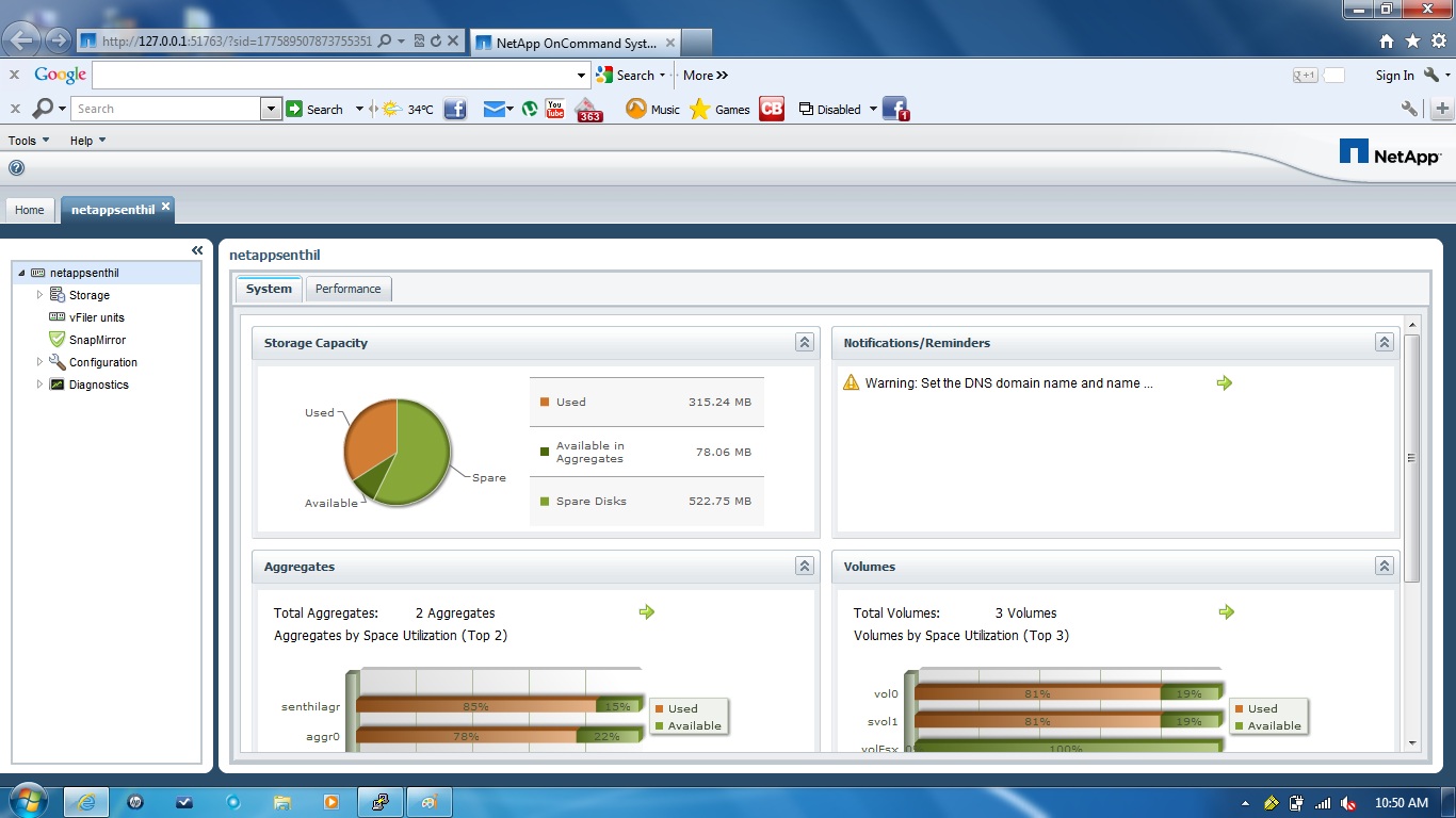 Storage Area Networks Netapp On Command System Manager