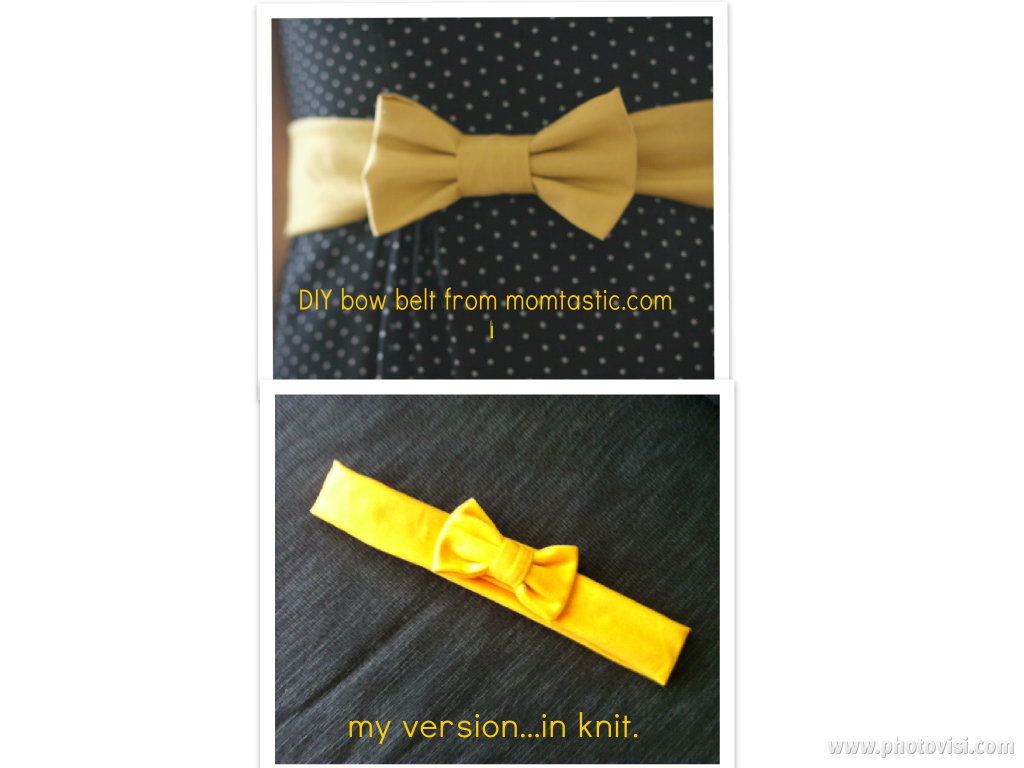 a simple thought or two: DIY bow belt