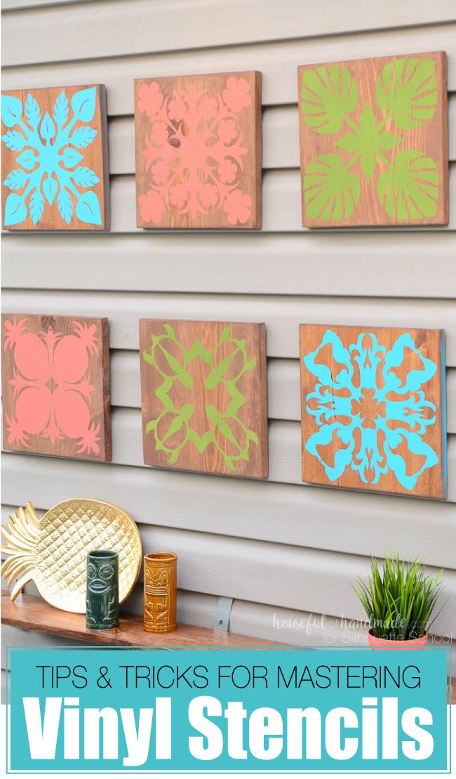 Make Vinyl Stencils for Wood Signs with Your Silhouette CAMEO...Like a ...