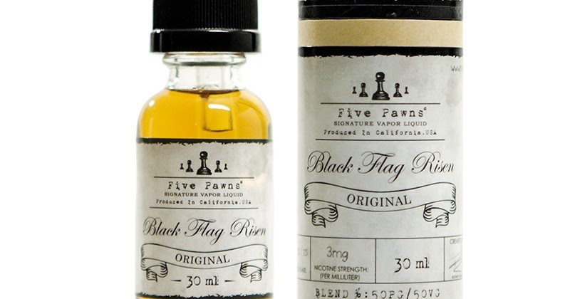 Cruiser's e-liquid reviews: Five Pawns - Black Flag Risen Original