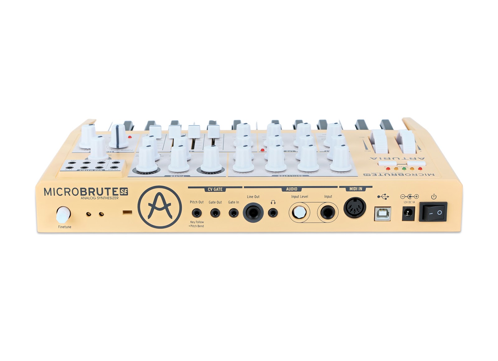 MATRIXSYNTH: Arturia MicroBrute SE's in Blue, Orange, and White