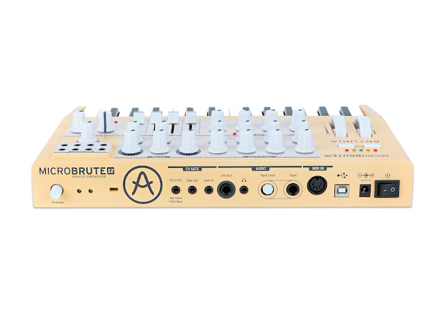 MATRIXSYNTH: Arturia MicroBrute SE's in Blue, Orange, and White