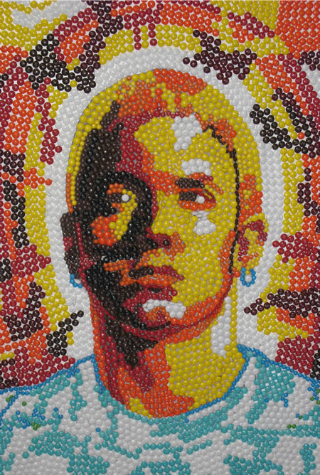 Celebrity Candy Portraits : Made Out of Sweet Candy | Most Unbelievable ...