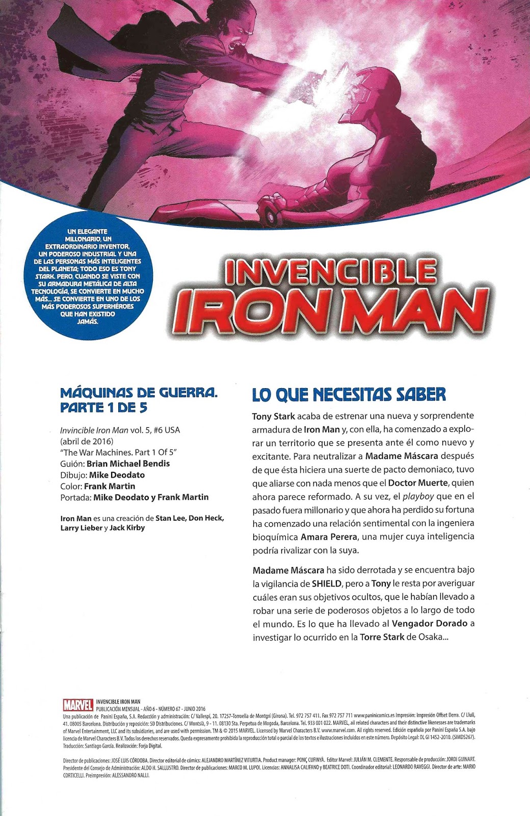 Galicia Comic: Iron Man 67 - Invencible Iron Man - (Invincible Iron Man ...