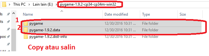Cara install pygame di python 3 dan 2 ~ Belajar Python