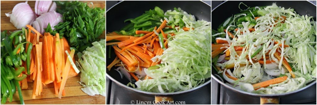 Vegetable Spring Roll ~ Lincy's Cook Art