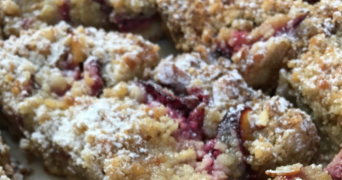 The Cook's Tour: Food.Baking.Travel.: Plum Squares with Marzipan Crumble