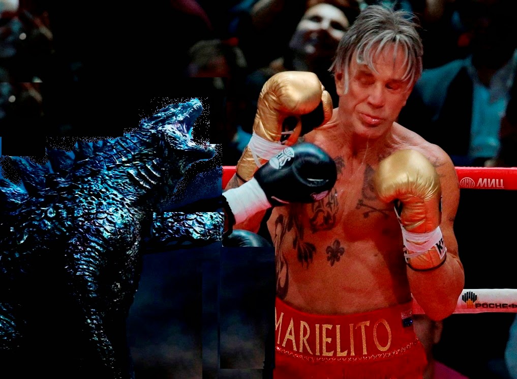 I am CuTRis: Mickey Rourke's Fight with Godzilla Was Fixed