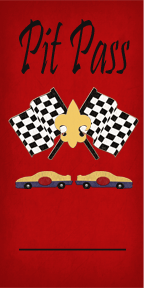 4 Growing Boys: Pinewood Derby Pit Pass